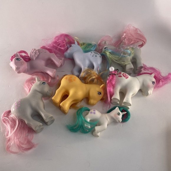Hasbro | Toys | Vintage 8s Hasbro My Little Pony Ponies Lot | Poshmark